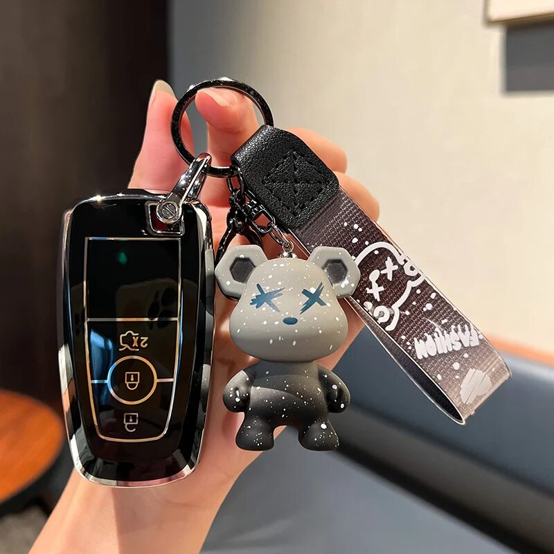 Car Key Protection Cover For Ford Everest Mustang Ranger Smart Key 201 ...